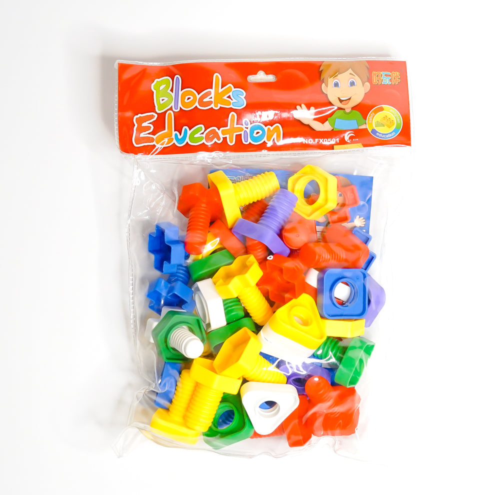 Educational building screw blocks – ZN Beyond